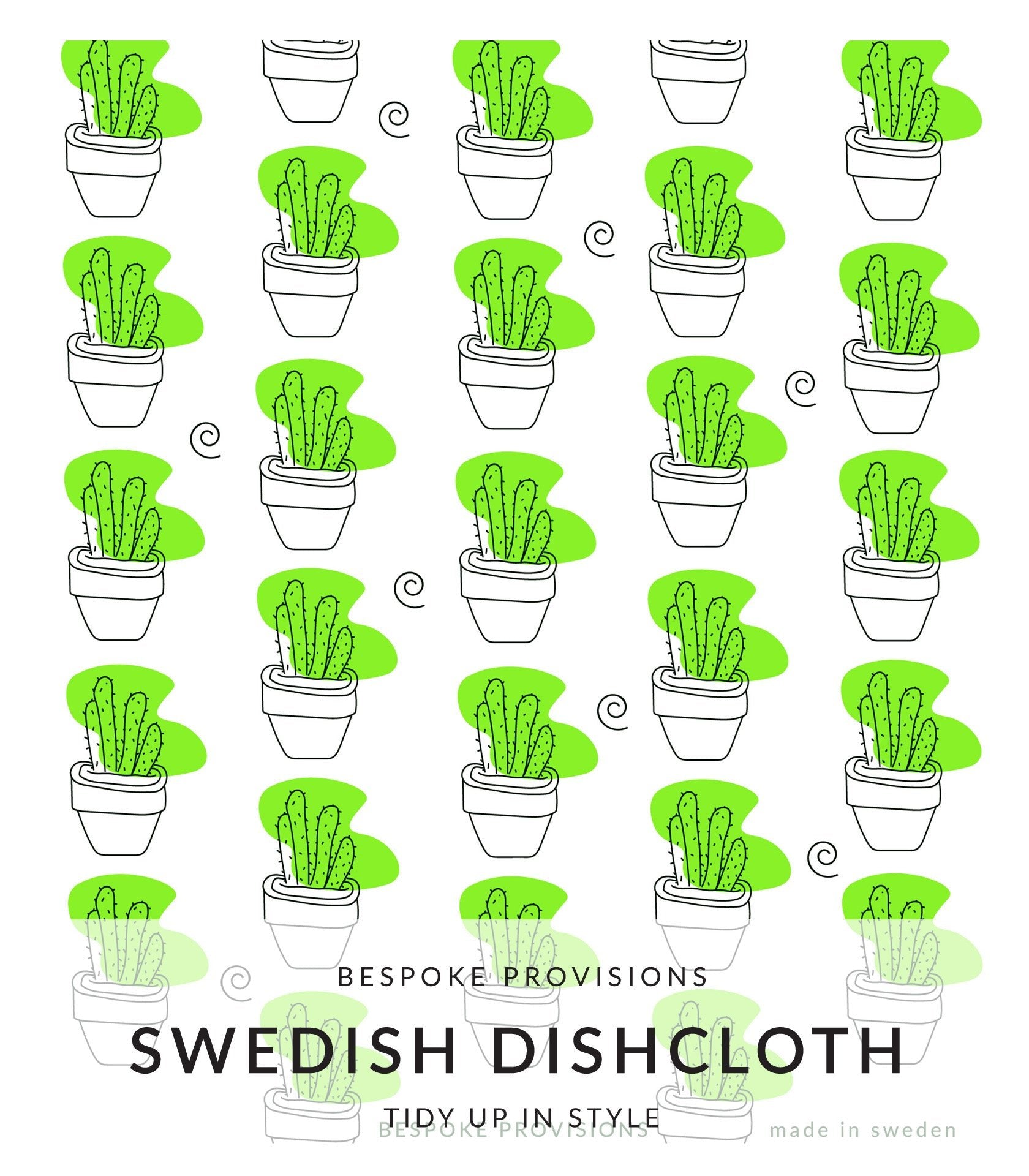 Cactus Swedish Dishcloth - Super Cute, Eco Friendly and Reusable ...
